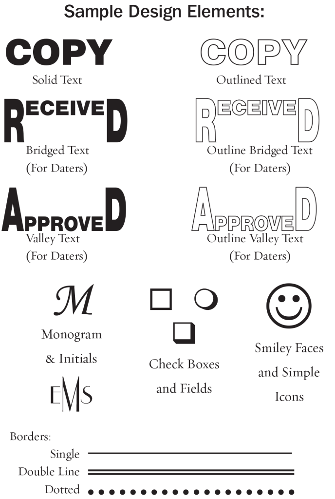 Office Stamps | Custom Office Stamps | Wendell's Inc